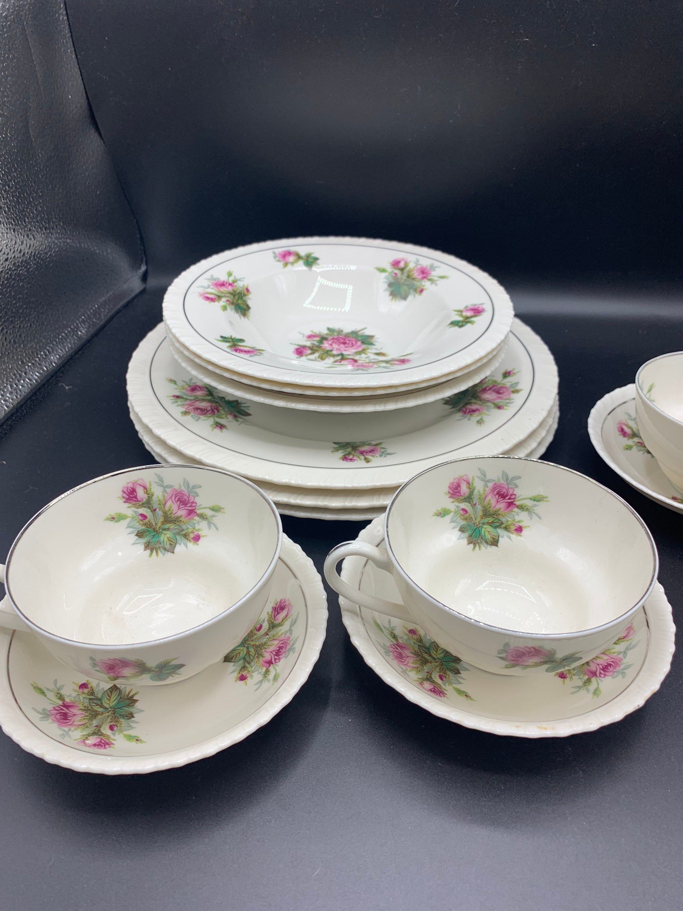 Anniversary Hanover China Tea/ Dinner Set for 3 | Etsy