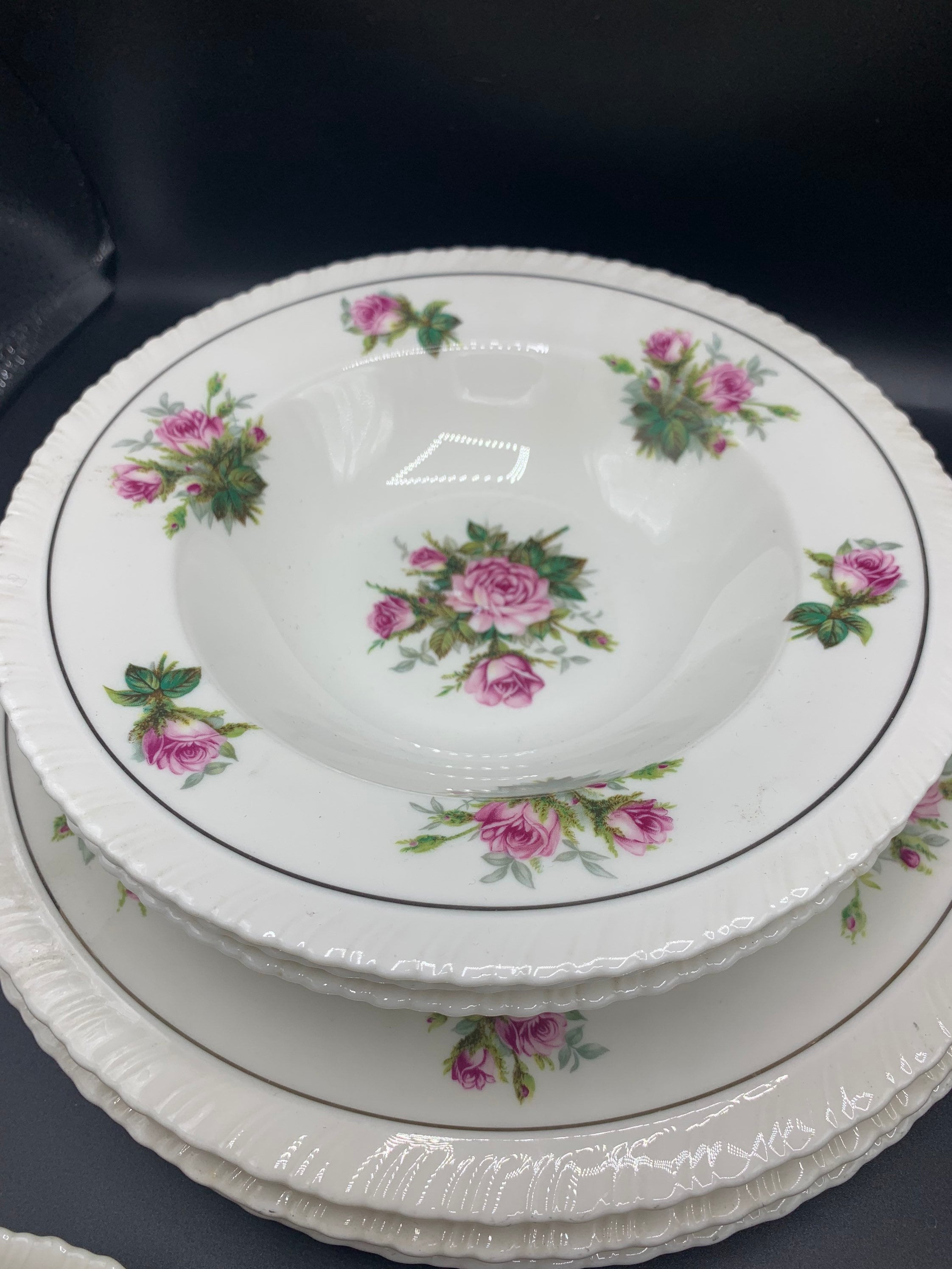 Anniversary Hanover China Tea/ Dinner Set for 3 | Etsy