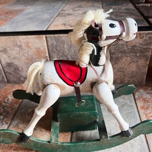 1979 Enesco Musical Rocking Horse With Rider Wind up Plays “toy Land ...