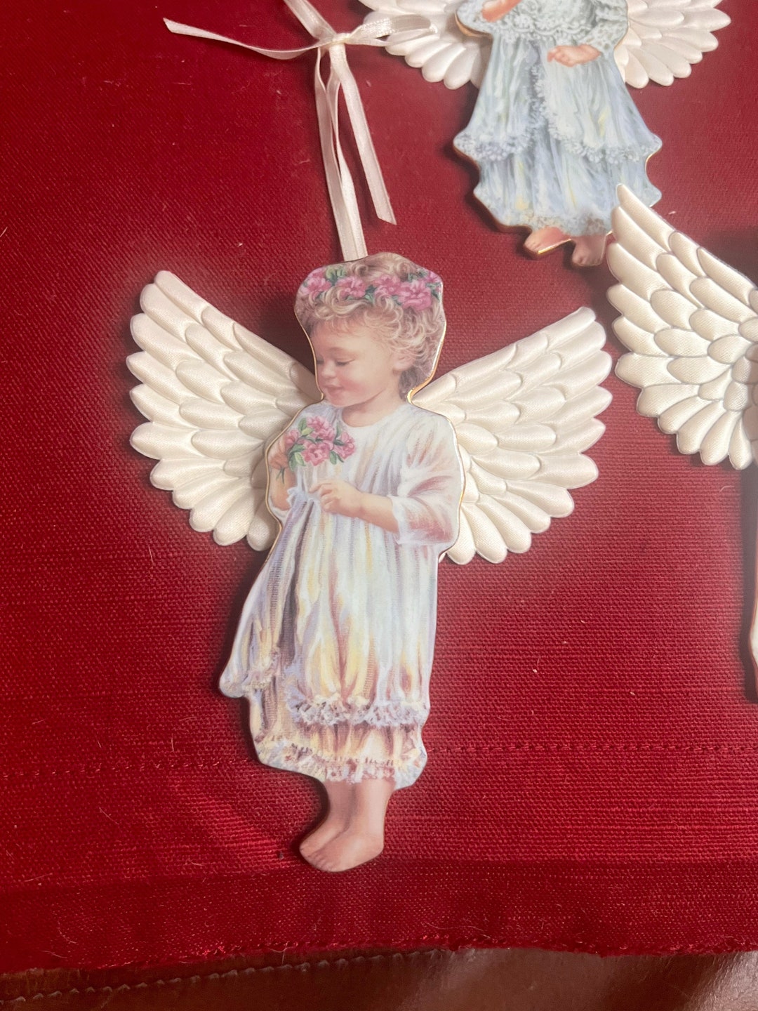 Vintage Heavens Little Angels Porcelain Ornament Collection the ...