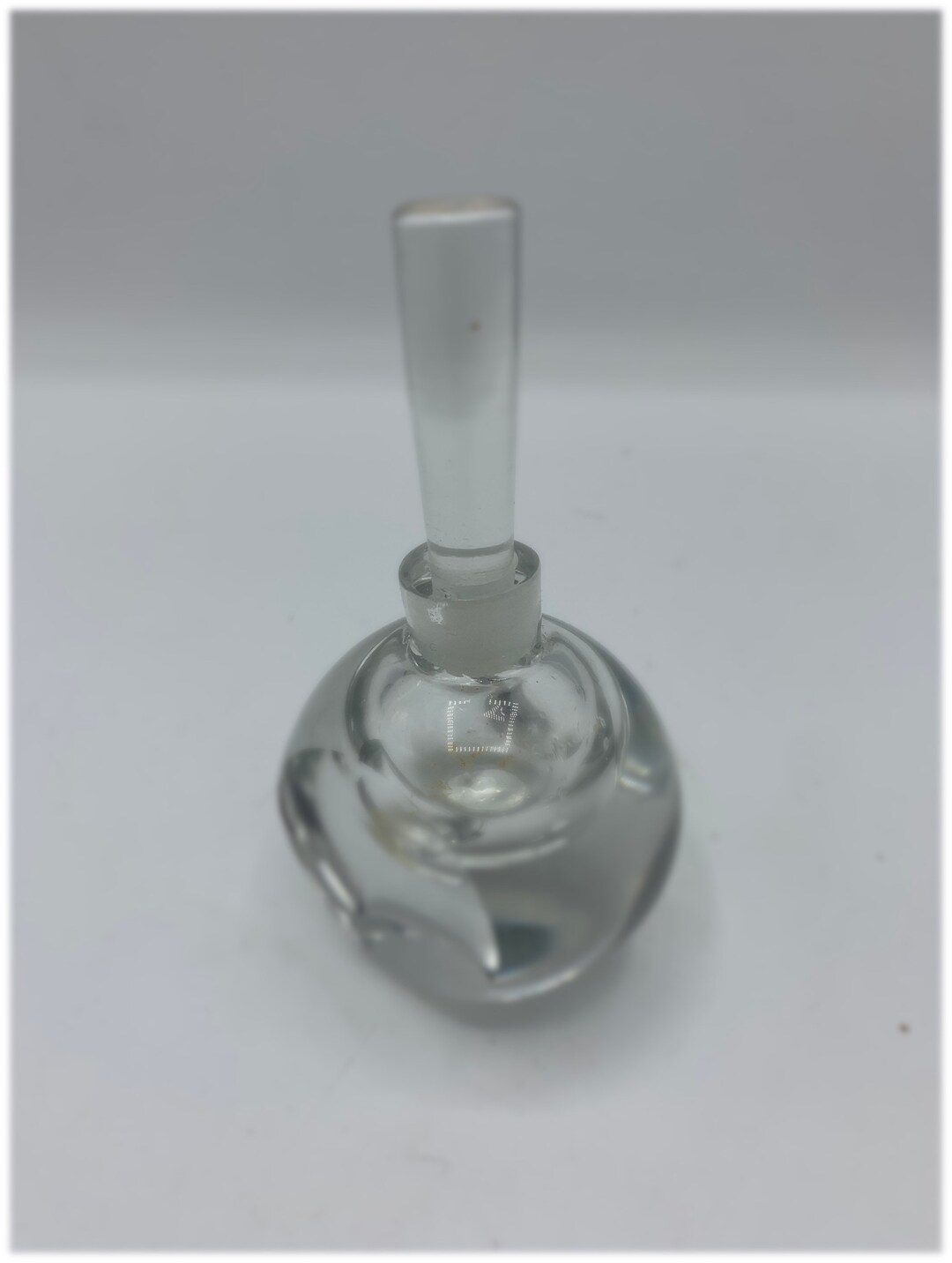 Vintage Perfume Bottles Clear Glass ,rainbow Glass, - Etsy