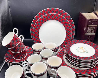 Tartan Plaid Plates - Etsy