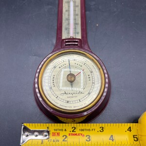 Vintage AIRGUIDE Barometer and Thermometer Weatherstation - Etsy