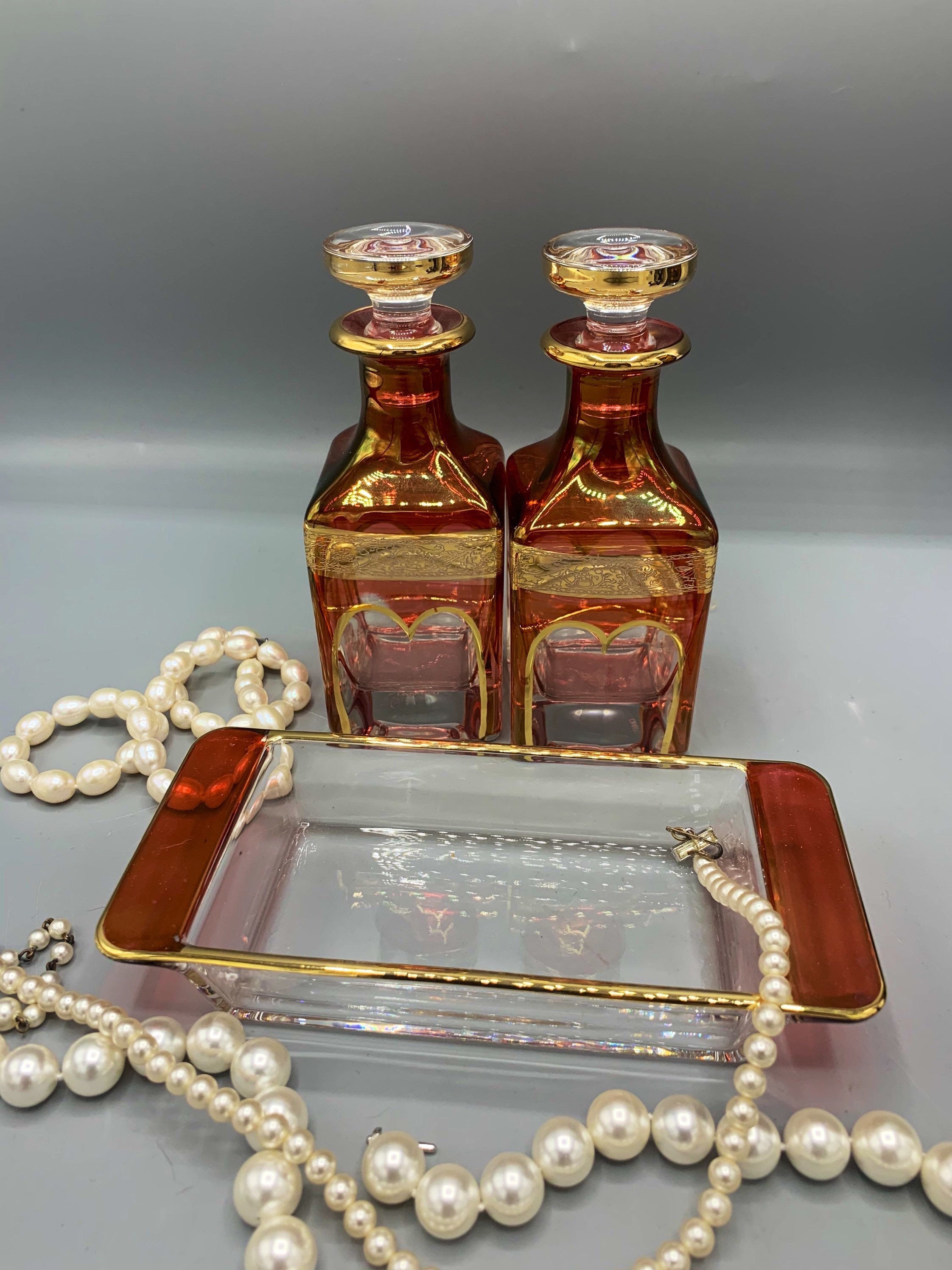 Da Vinci French Victorian Cranberry Red Crystal Perfume - Etsy