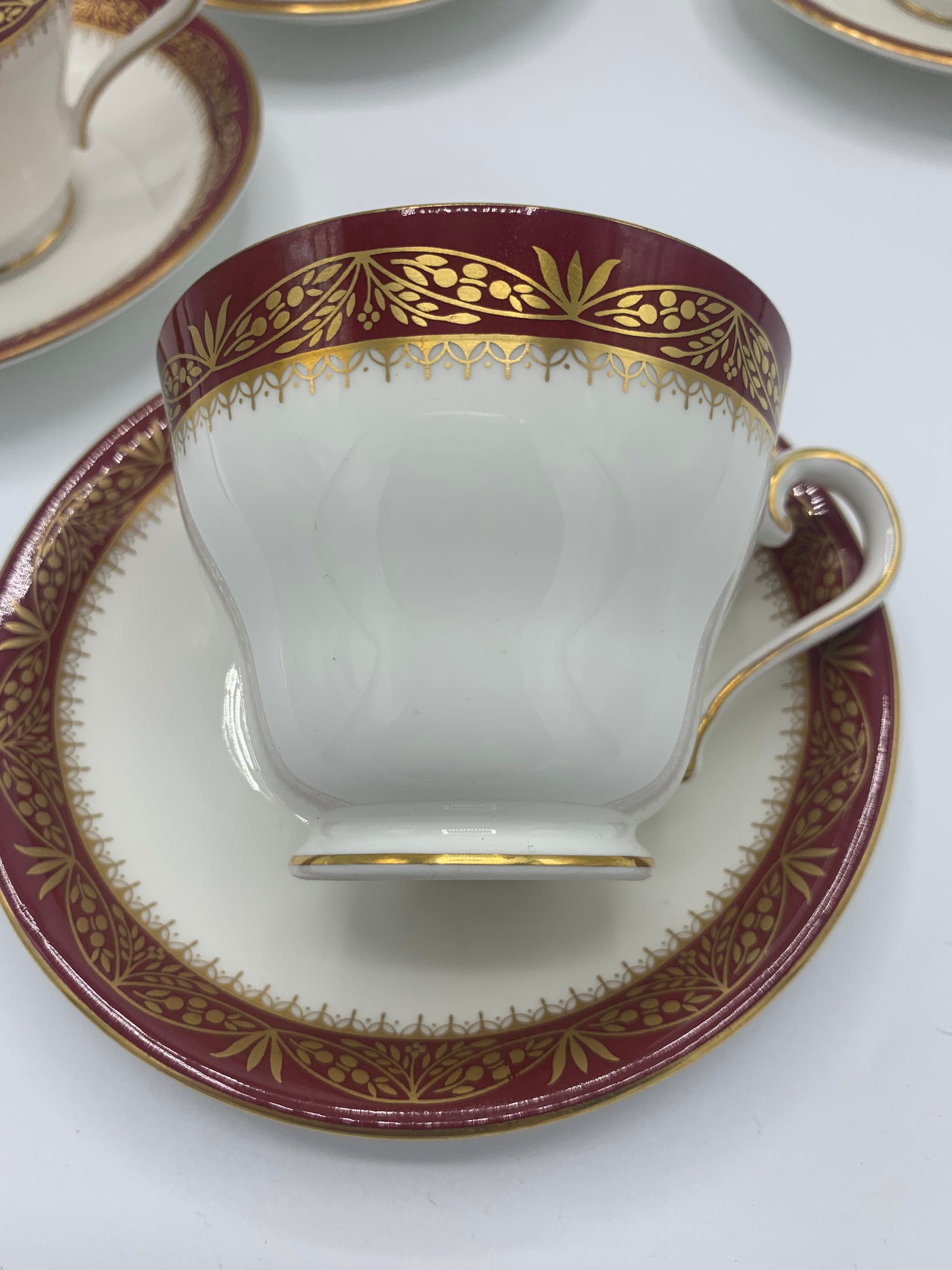 Vintage Aynsley Warwick Tea Cups Set of 4 | Etsy