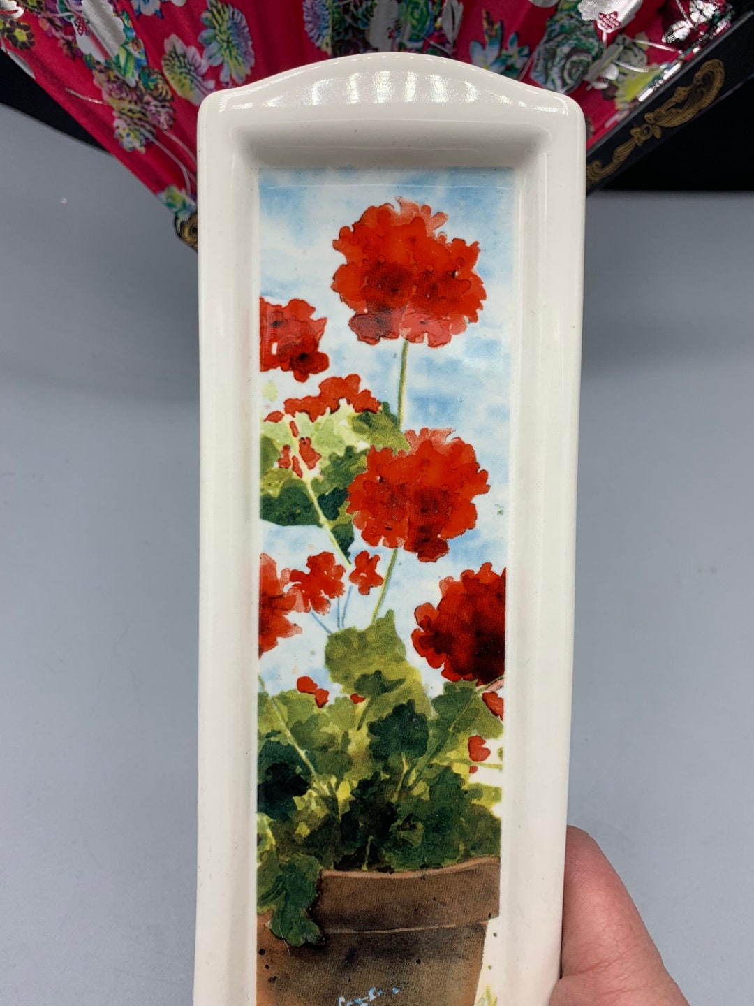 Vintage Ceramic Polish Spoon Rest & Ceramic Beautiful Hand Painted ...