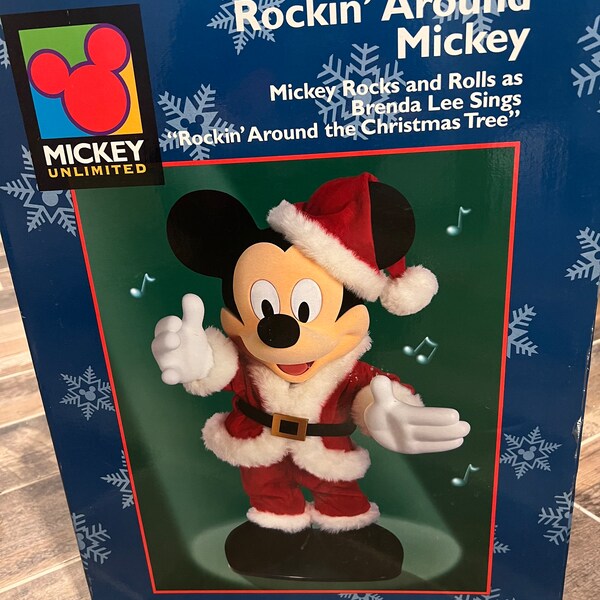 Mickey Mouse in Santa Costume - Etsy