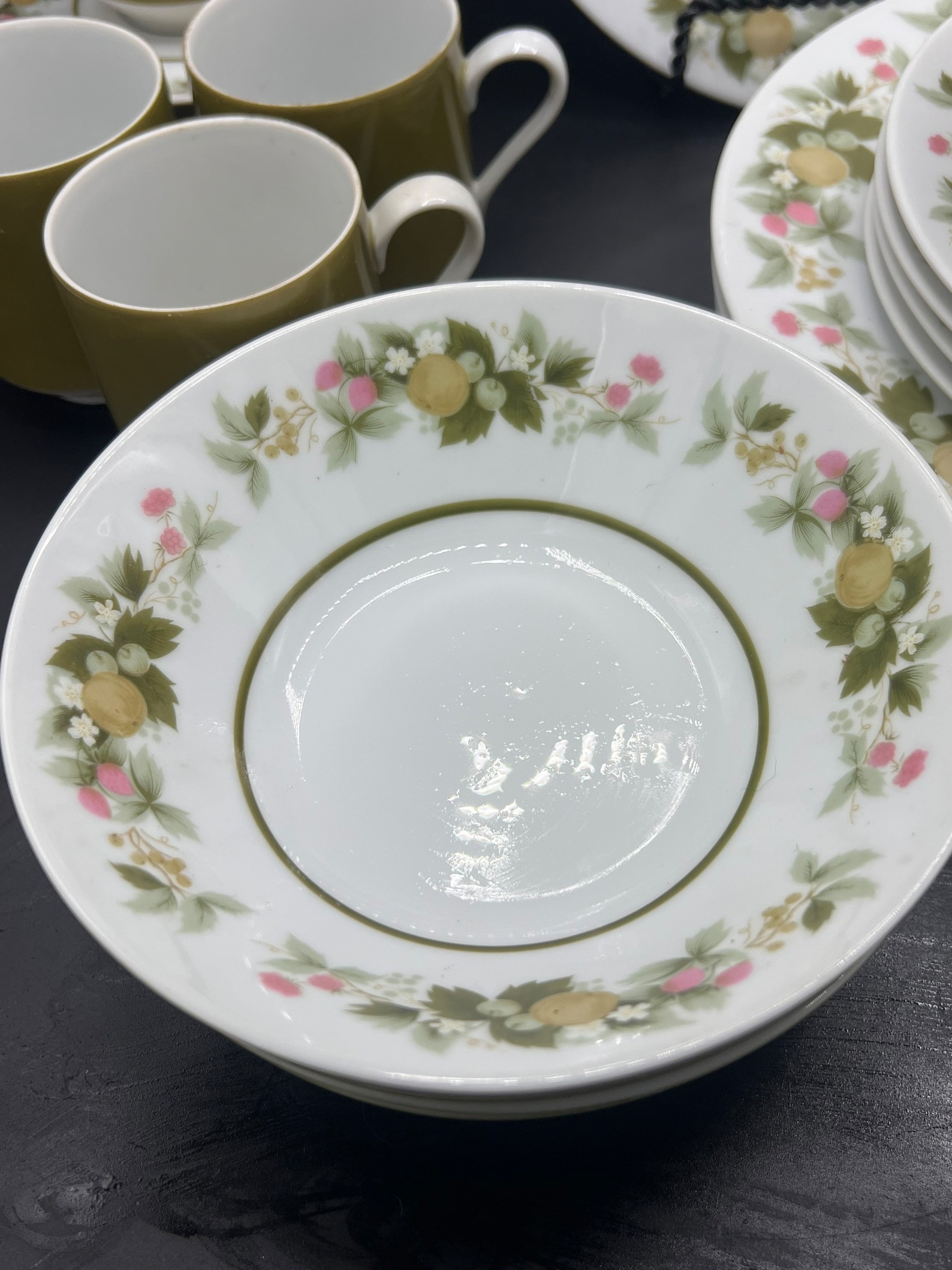 Mikasa Fine China Eclipse Sumay 5741-G Green Dinnerware 20 - Etsy