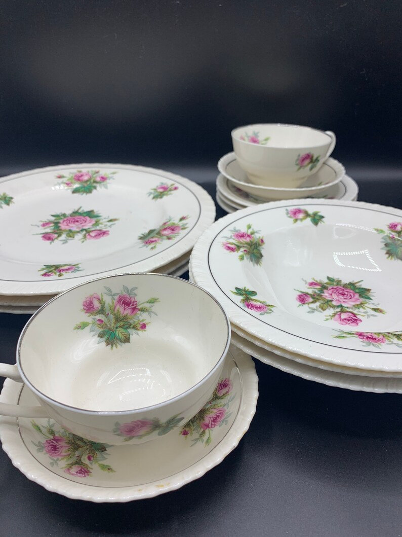 Anniversary Hanover China Tea/ Dinner Set for 3 | Etsy