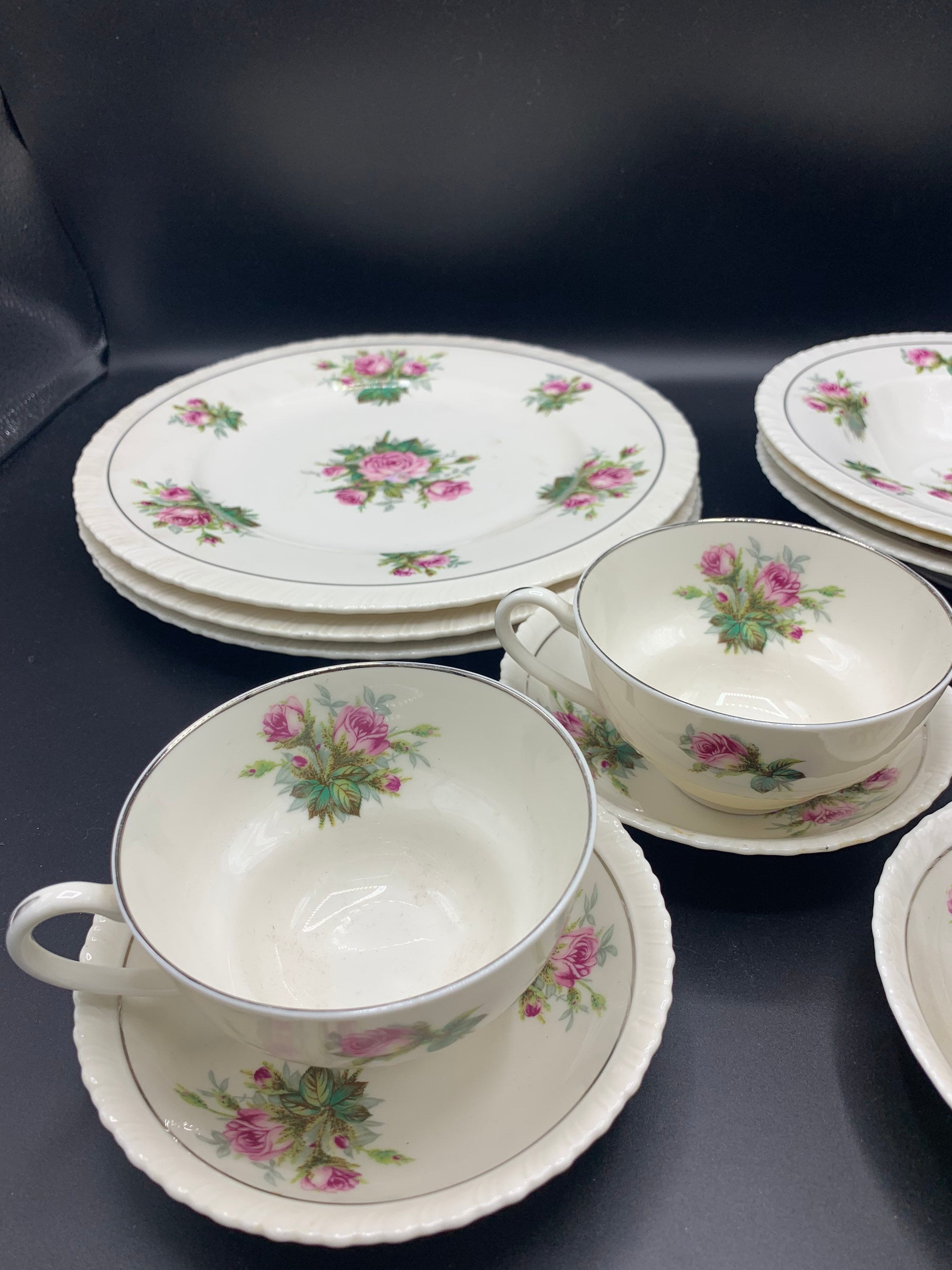 Anniversary Hanover China Tea/ Dinner Set for 3 | Etsy