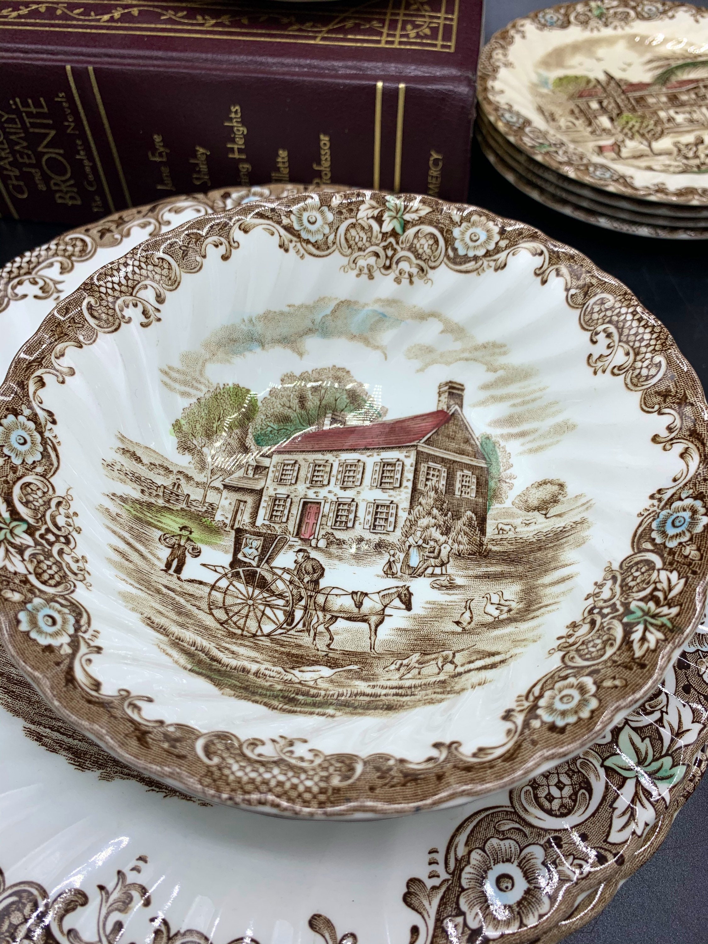 Johnson Brothers Heritage Hall Dinnerware Plates Bowls Cups - Etsy