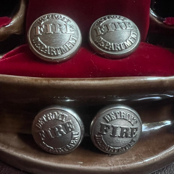 Fire Department Button - Etsy