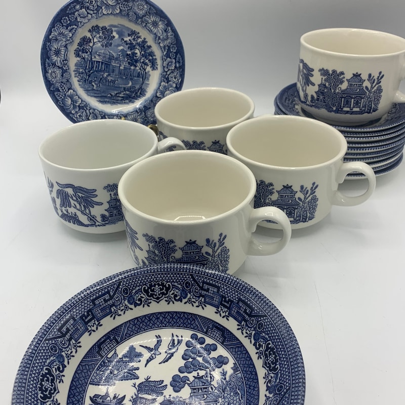 Blue Willow Dishes - Etsy