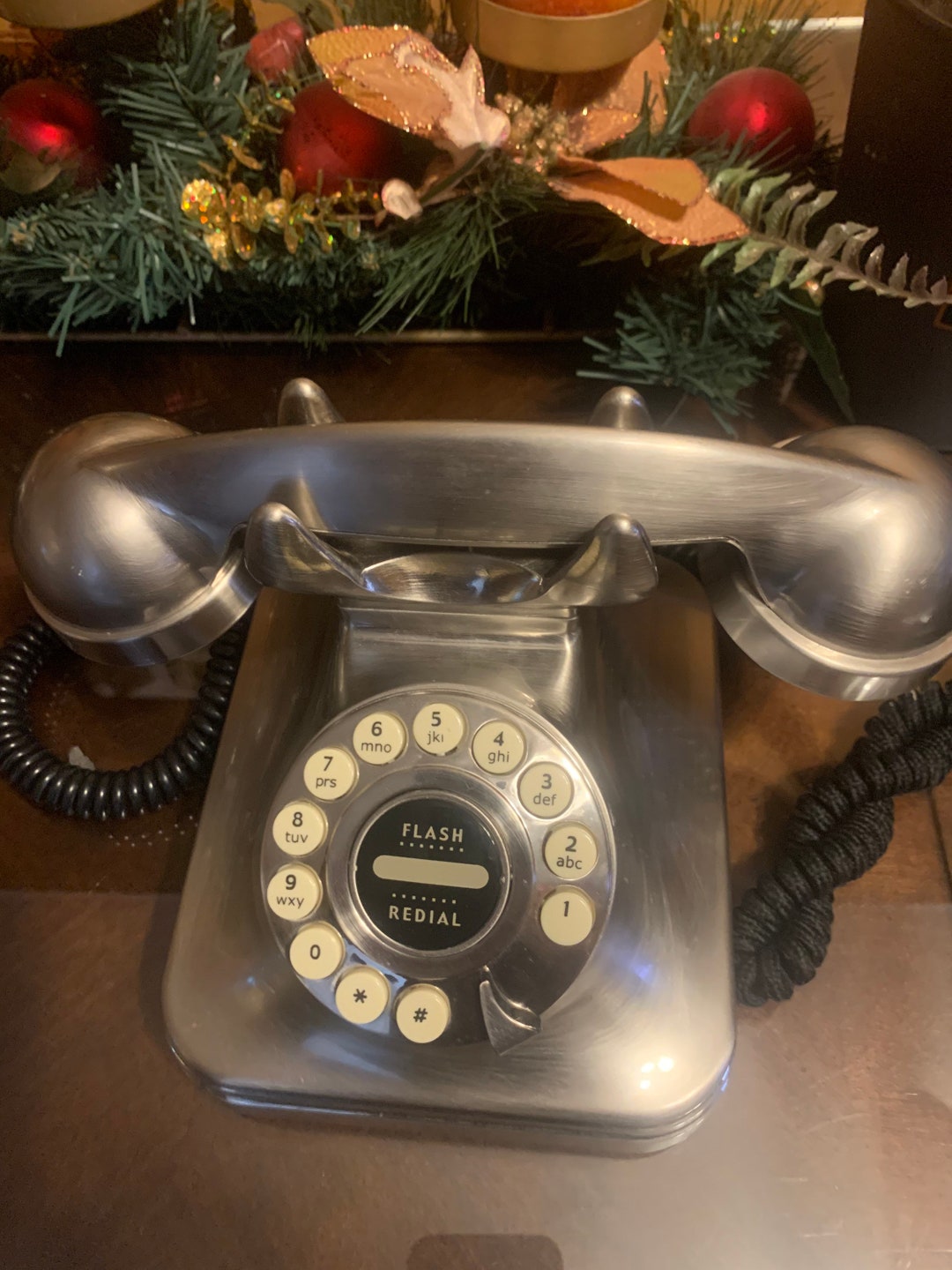 Vintage Polyconcept Push Button Corded Grand Phone Telephone Metal ...