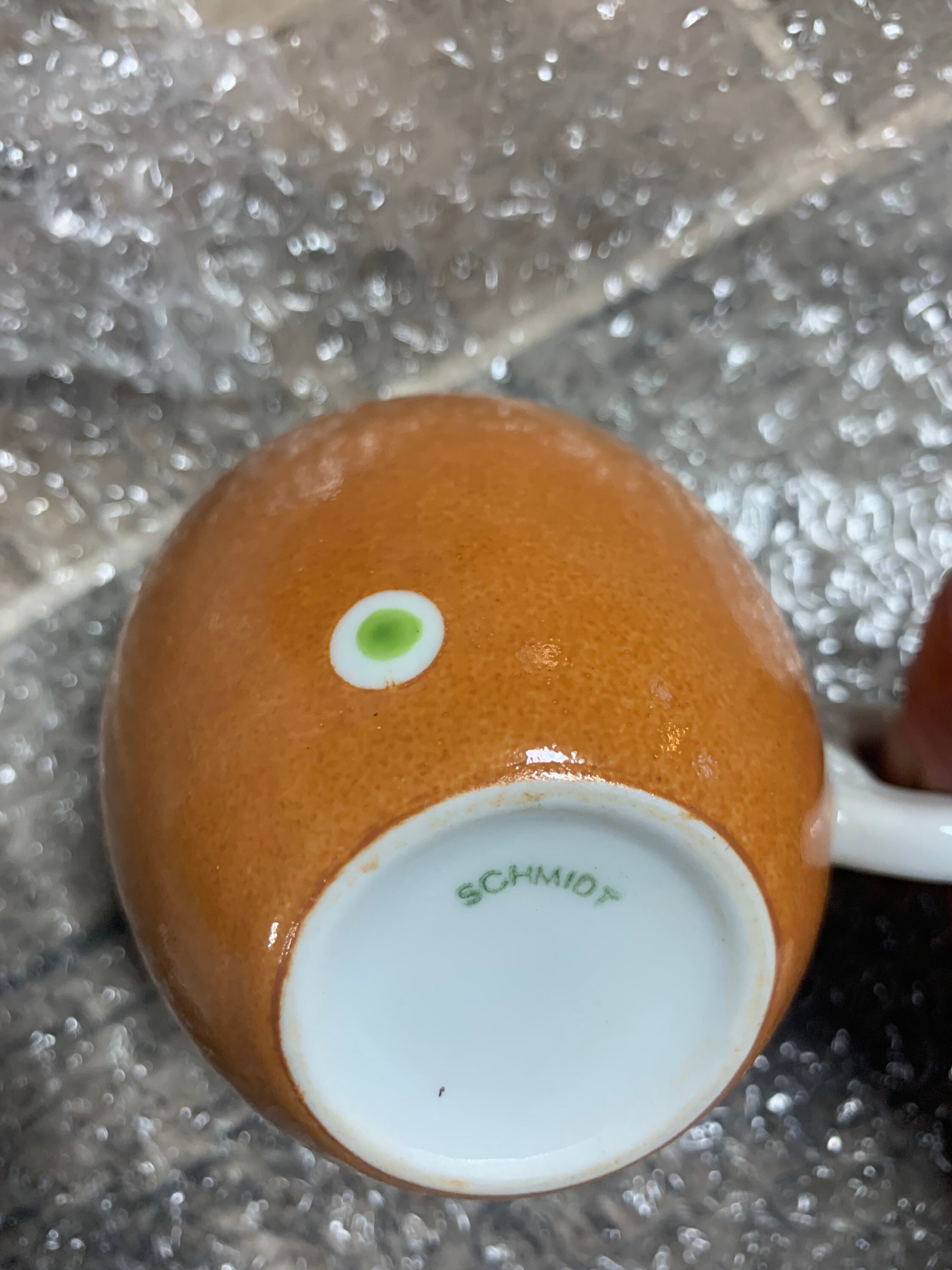 Schmid Vintage Tea Cup Set of 6 With Metallic Retro Holder - Etsy