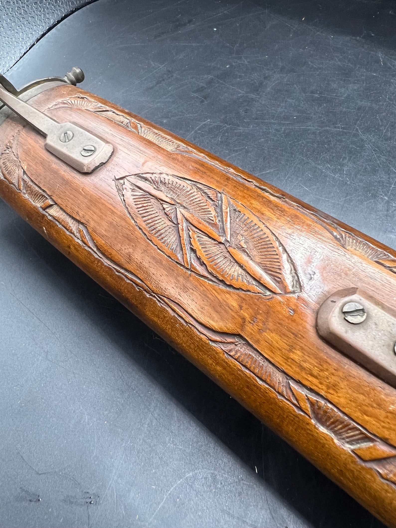 Antique India Carving Set in Ornate Hardwood & Brass Case - Etsy