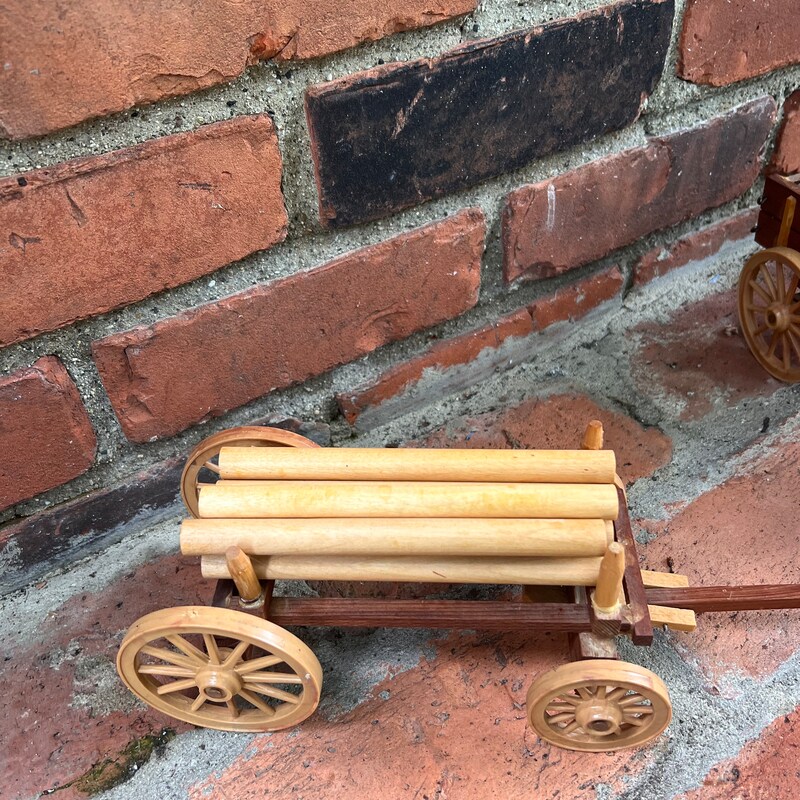 Vintage Wooden Wagon - Etsy