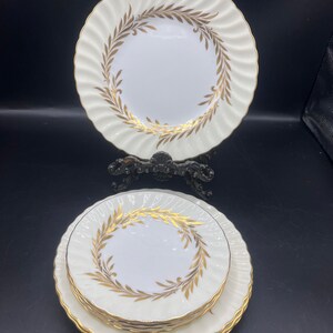 Minton Golden Symphony H4019 Plates /salad Plates/butter Plates - Etsy