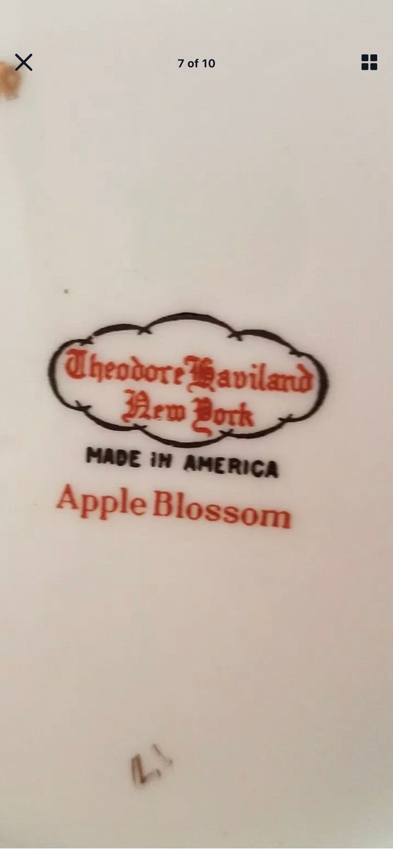 Theodore Haviland New York Apple Blossom Fine Vintage China - Etsy