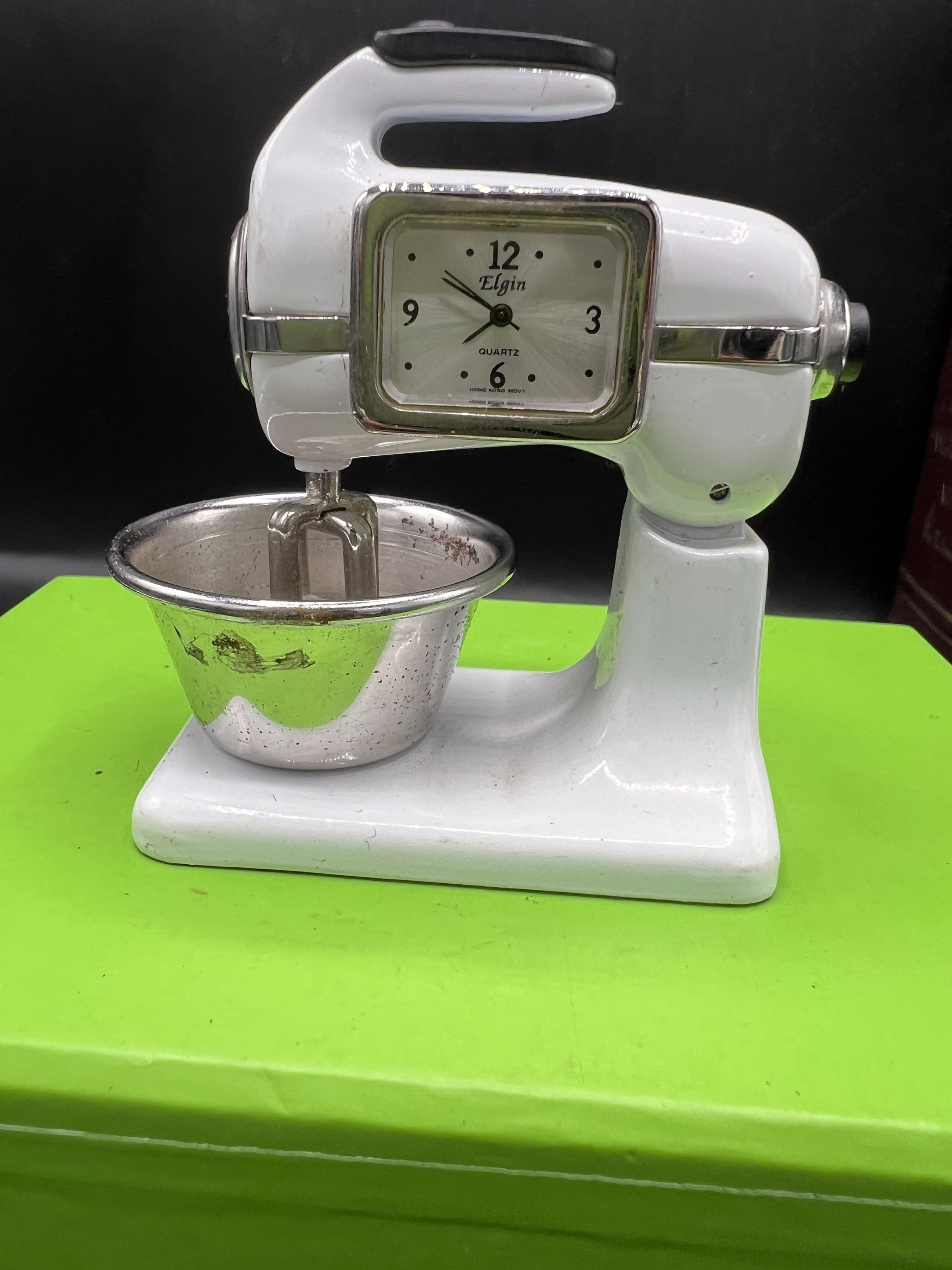 Miniature Consort Clock/ Pot and Teapot /erred and Silver - Etsy