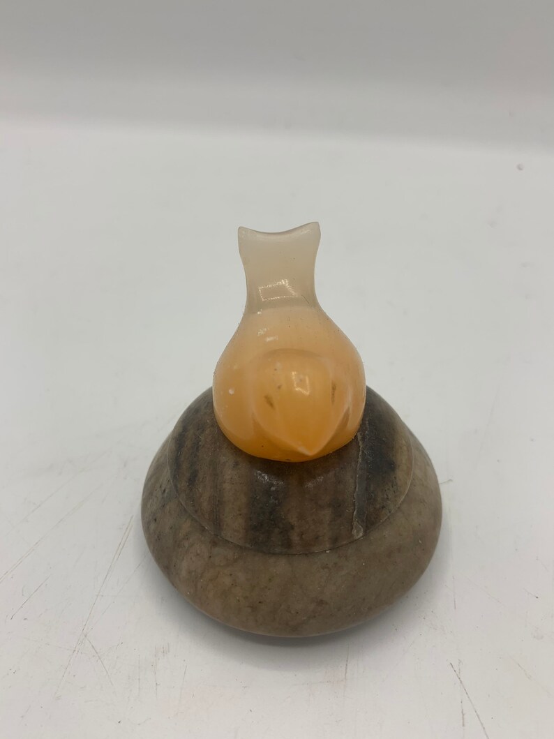 Hand crafted marble trinket box with bird lid | Etsy