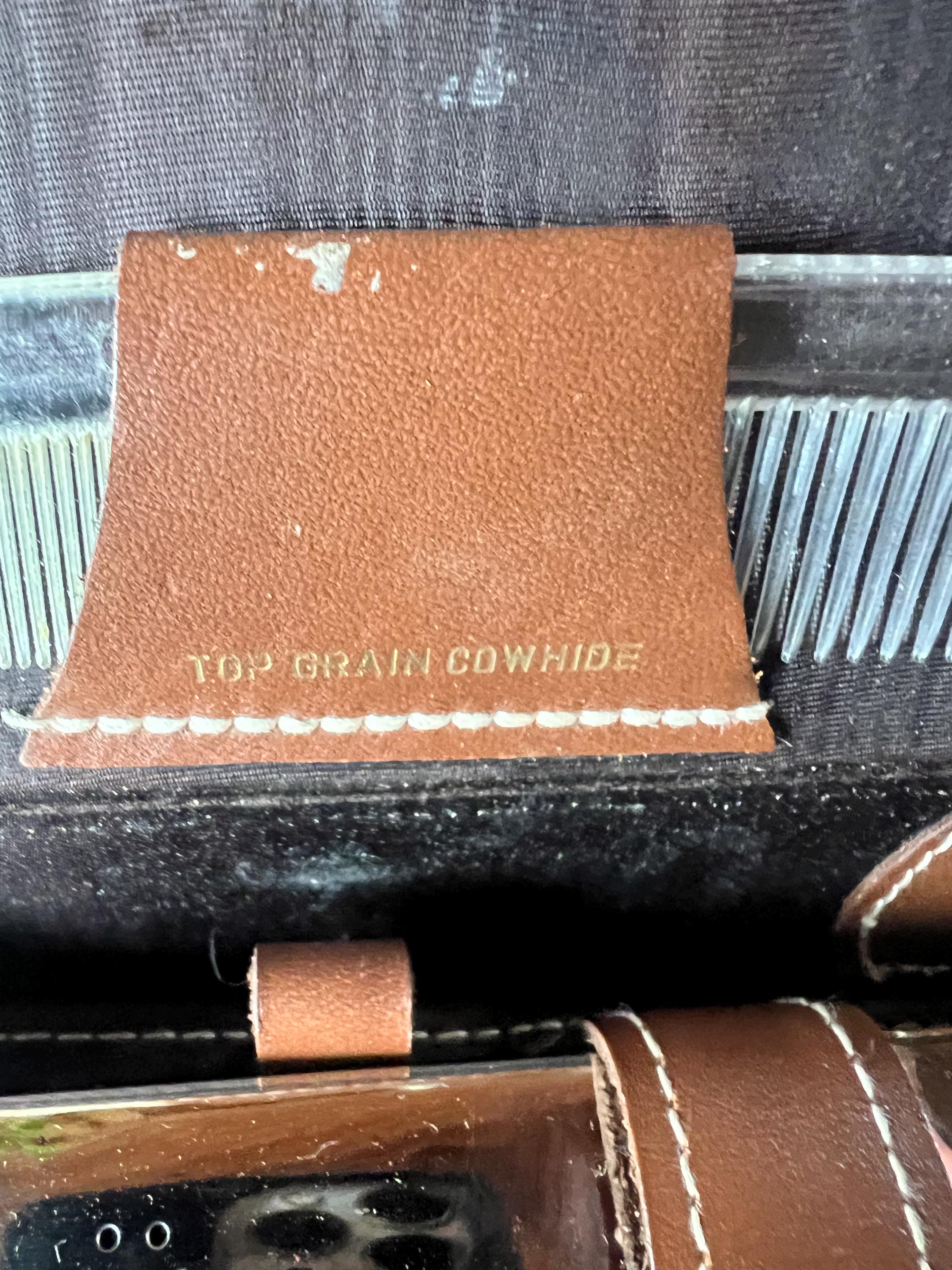 Vintage Leather Men's Travel Shaving Kit: Antique Grooming Set/ Silver ...