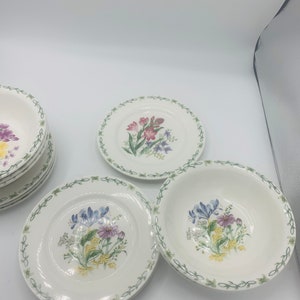 Dinnerware Thompson Floral Garden Bowl, Plates Platters Dishes - Etsy