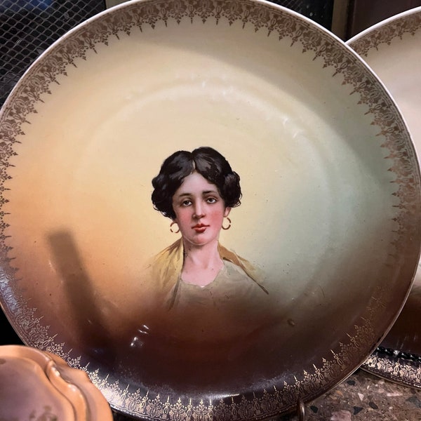 Bavaria Portrait Plate - Etsy
