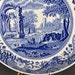 Blue Italian by SPODE Flat Large Cake Plate/ Trivet - Etsy