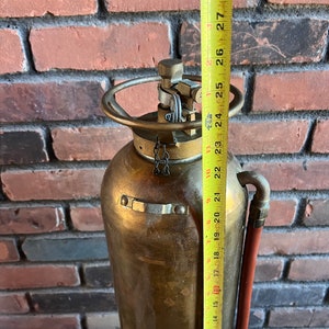 Vintage Badger Bell System Fire Extinguisher KS-6870/ Heavy Brass ...