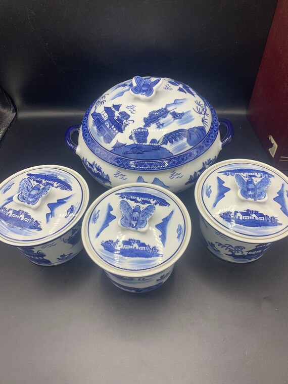 Chinese Export Porcelain Blue and White - Etsy