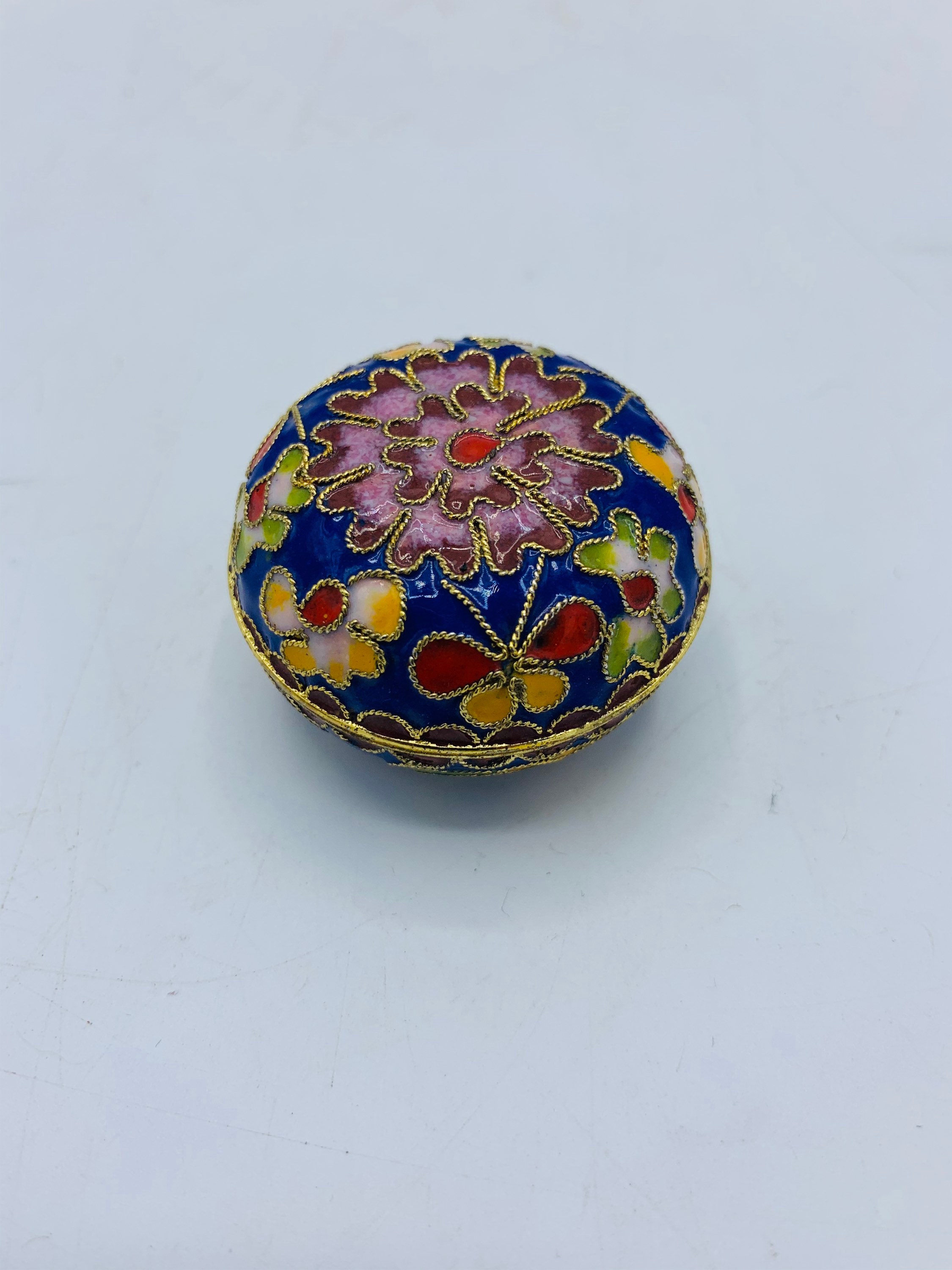 Vintage Porcelain Trinket Boxes One Limoges France One Small | Etsy