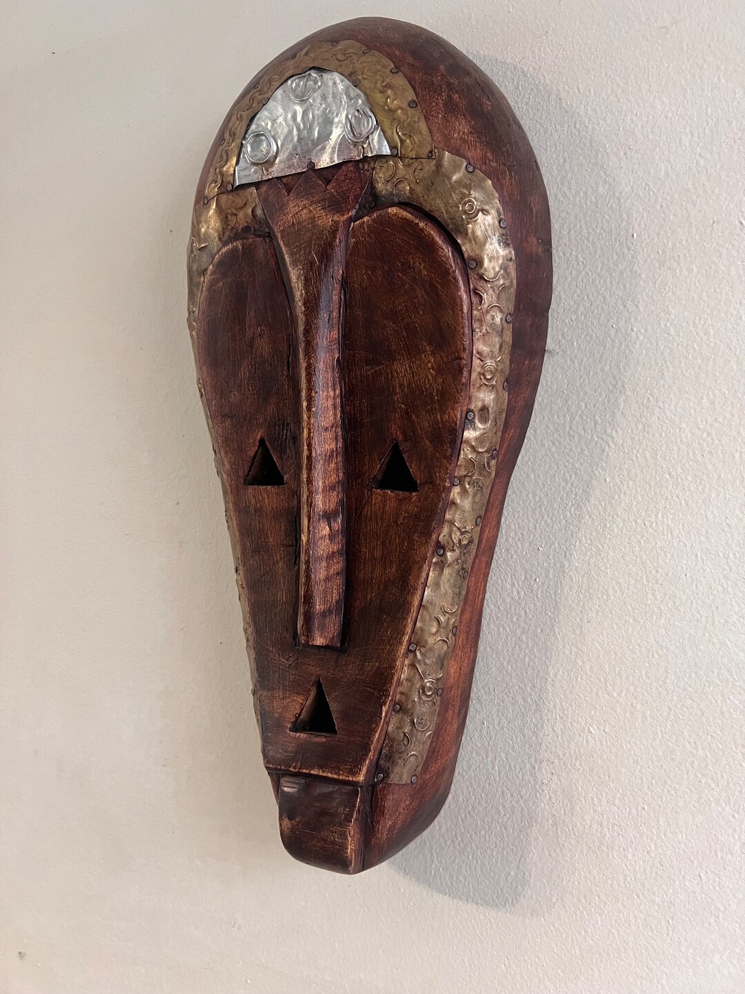 Vintage Genuine African Mask Hand Made in GHANA - Etsy