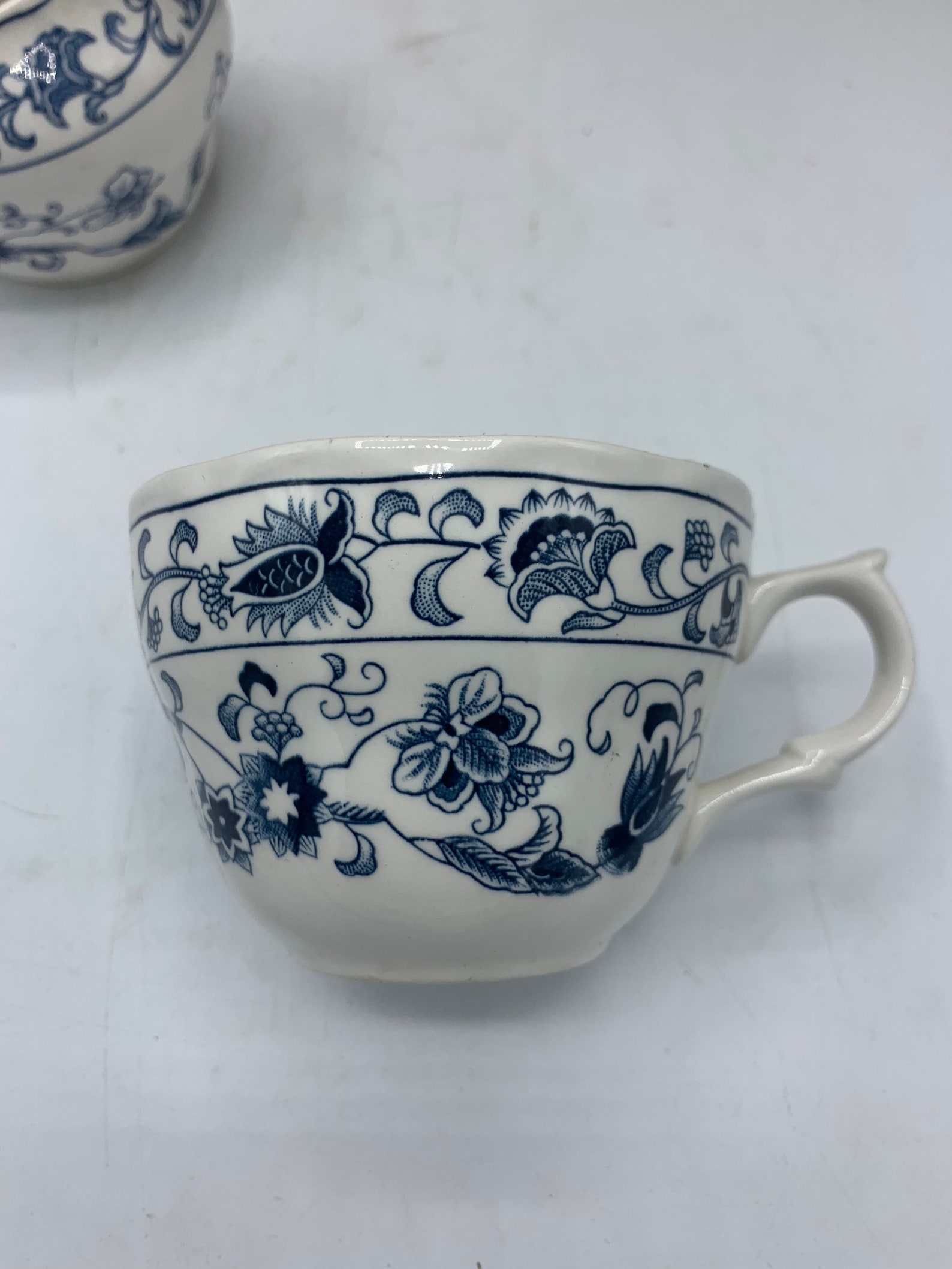 Ming Tree Double Phoenix Ironstone Nikko Japan Blue and White - Etsy