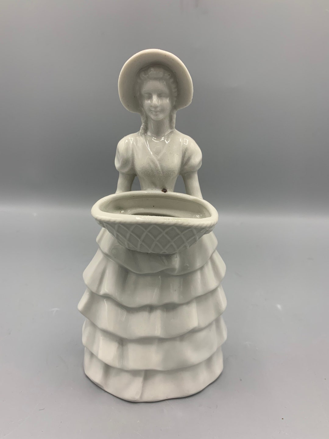 Morimura White Porcelain Figurine/incense Burner/ Vase - Etsy