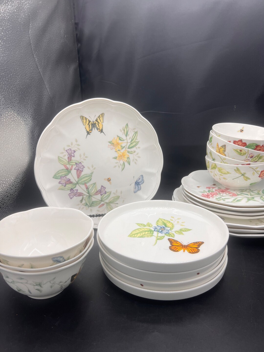 Lenox Butterfly Medow/ Butterfly Medow Luna Dinner Set 20 Pieces - Etsy
