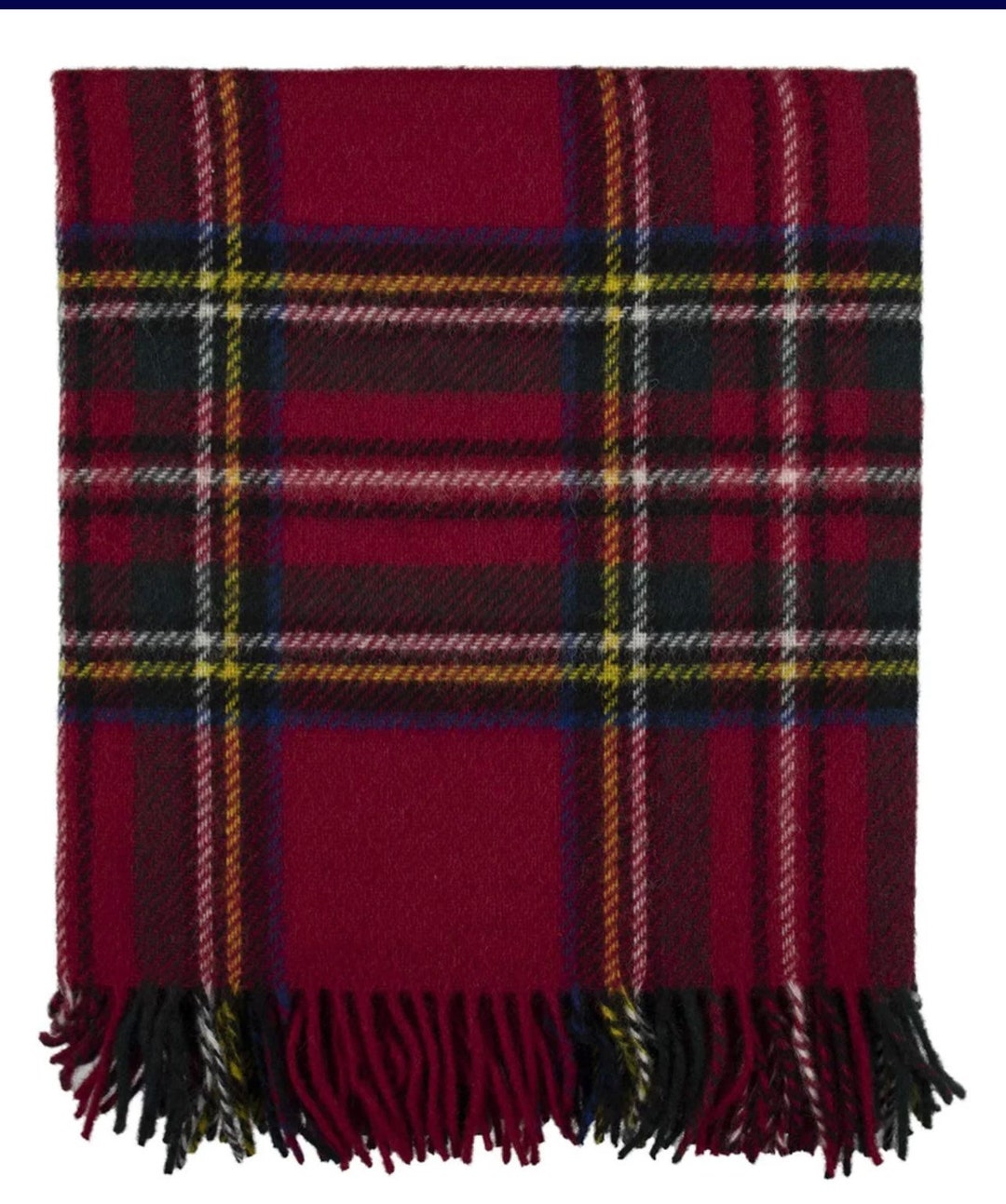 Prince of Scots Highland Tweeds Pure New Wool Scarf / Throw ~ Royal ...