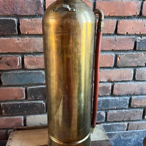 Vintage Badger Bell System Fire Extinguisher KS-6870/ Heavy Brass ...