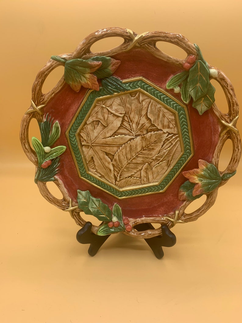 Fitz & Floyd Classics Fruit Design , Fruit Lid Jar/ Container Autumn ...