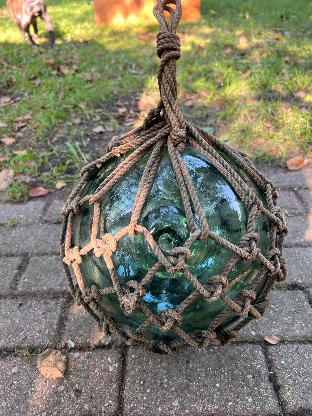 Huge Rare Japanese Glass Float - Maritime Decor - Museum Piece - Hand ...