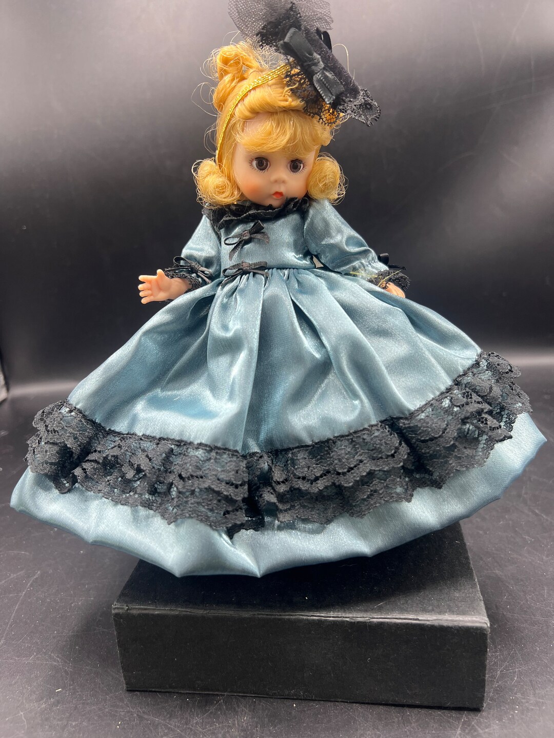 8” Madame Alexander Doll “aunt Pitty Pat” 636 Little Women Gray Dress ...
