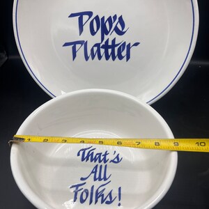 Clay Design Popcorn” Pottery Bowl and Platter / Ceramic Popcorn Set ...