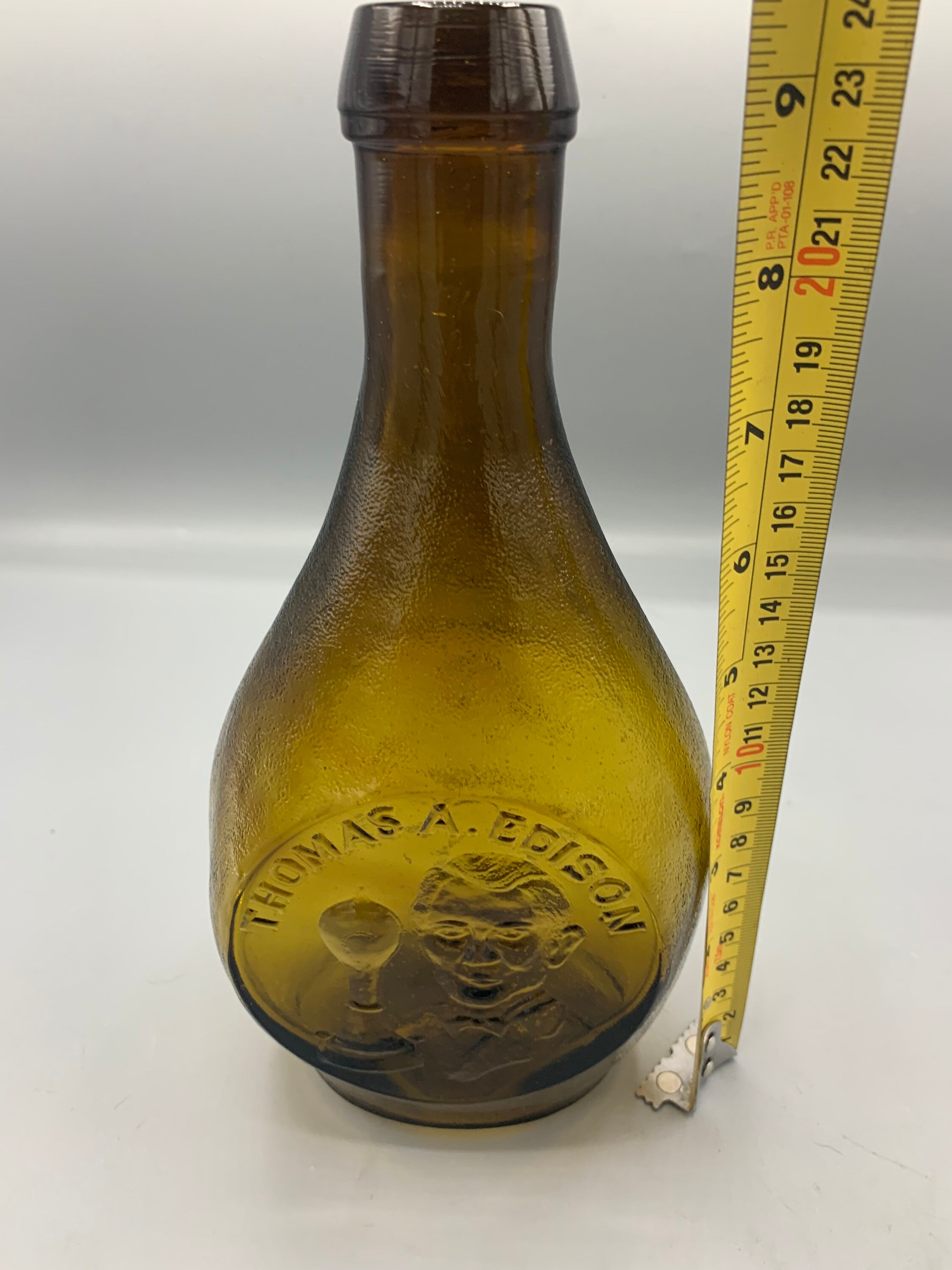Vintage Decanters Thomas A Edison Amber Bottle& Whisky Engarrafado ...