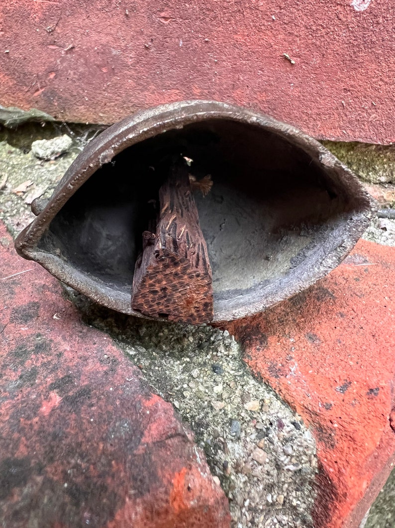 Antique Cooper Bell Made in Java Wood Tongue - Etsy