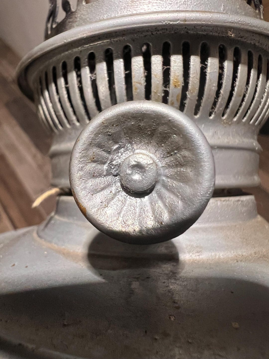 Antique & Original Rayo Center Draft Kerosene Oil Lamp W/ Flame ...