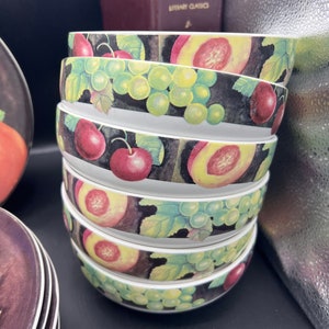Furio Fruit Dinnerware 5 Pieces , Dinner Plates, - Etsy