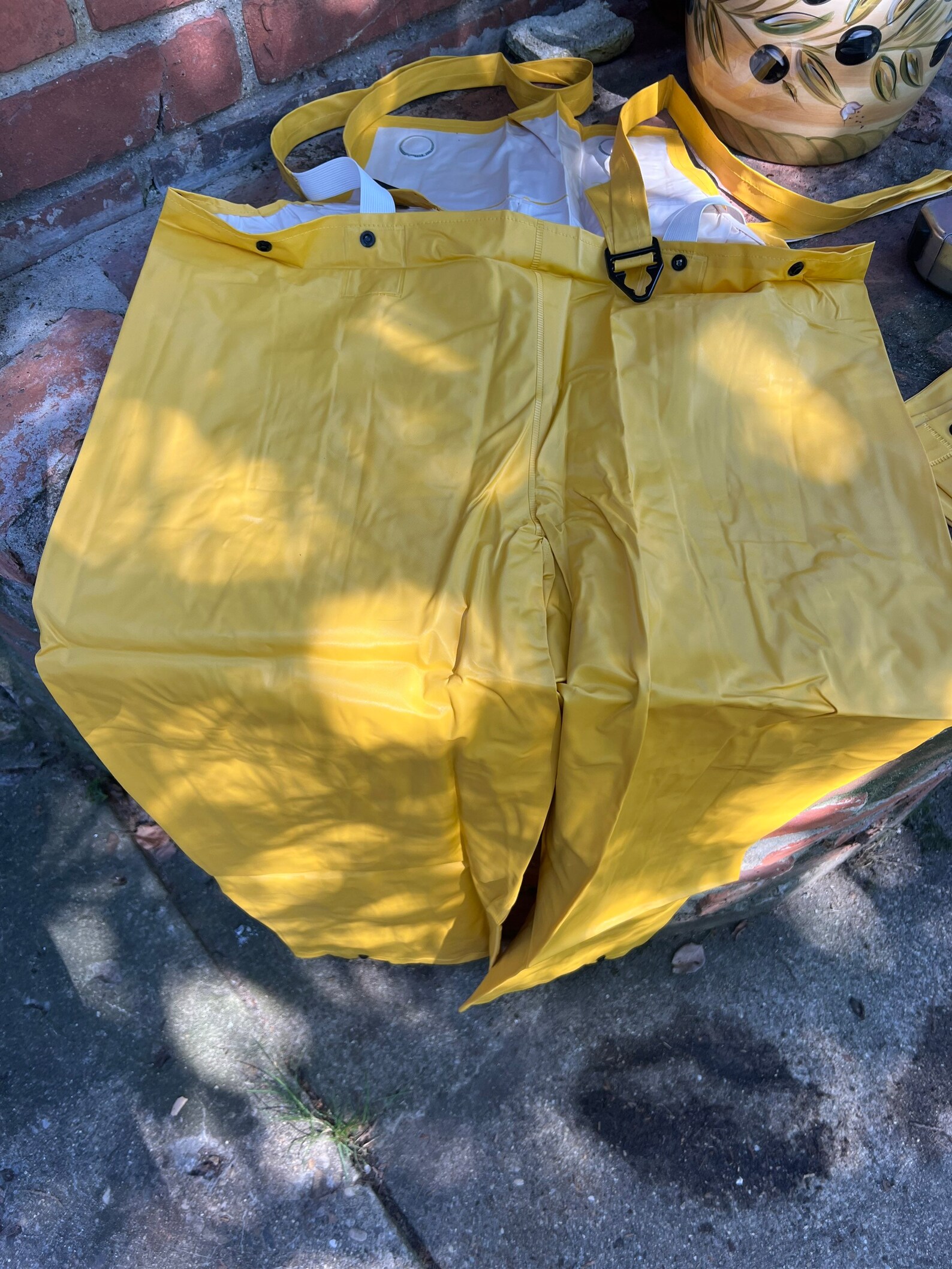 Falcon Industrial Thick Rubber Rain Jacket With Hood Yellow / - Etsy