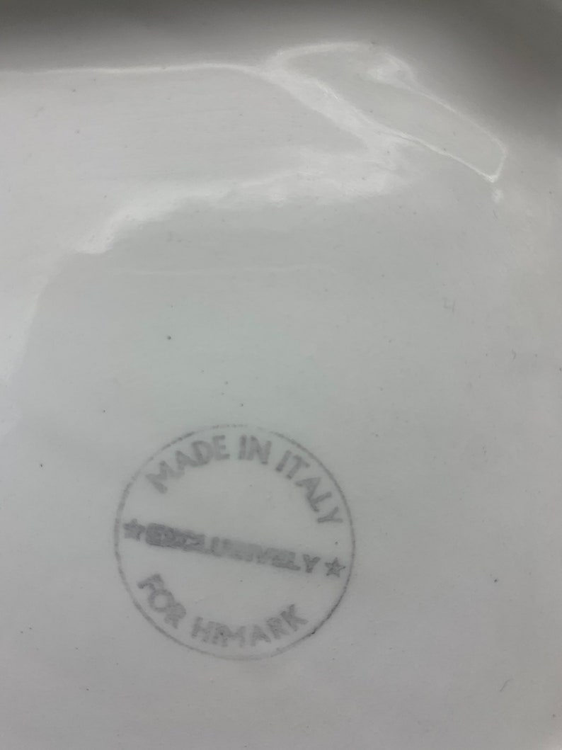 Himark Green Spongeware Italian Ceramic 13serving Bowls and 3 | Etsy