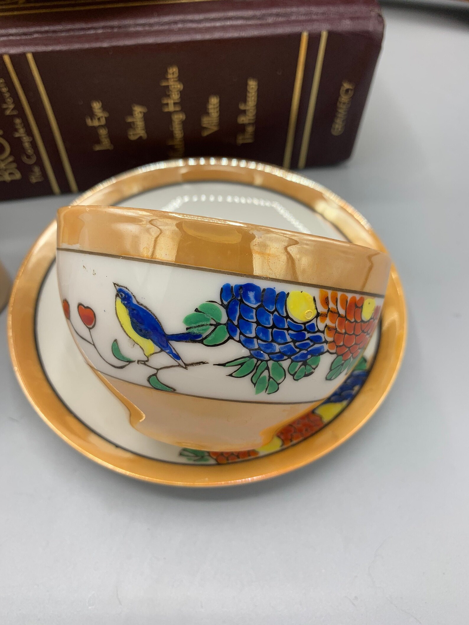 Nippon Lusterware Mini Tea Pot Cups and Saucers - Etsy