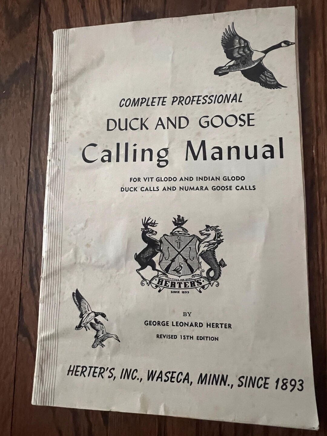Vintage 1964 Manual Duck & Goose Calling or Deer Calling Herter's ...